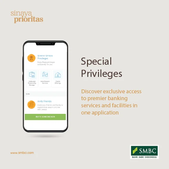 Sinaya Prioritas - Tabungan Prioritas Digital : SMBC Indonesia